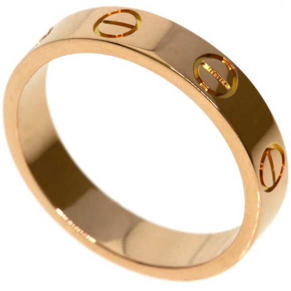 Cartier | Jewelry | Cartier Authentic 8k Pink Love Ring 48 | Poshmark